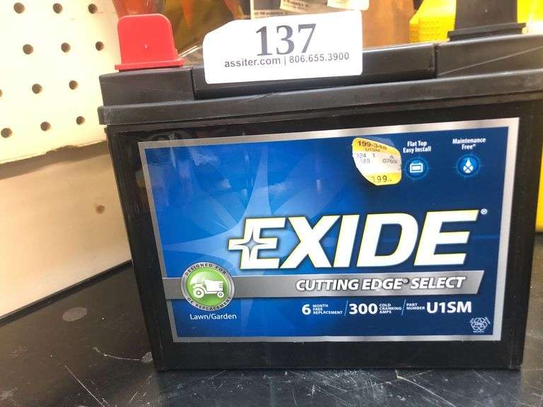 Exide Cutting Edge Select 300amp Starting Lawn/Garden Battery - Assiter ...