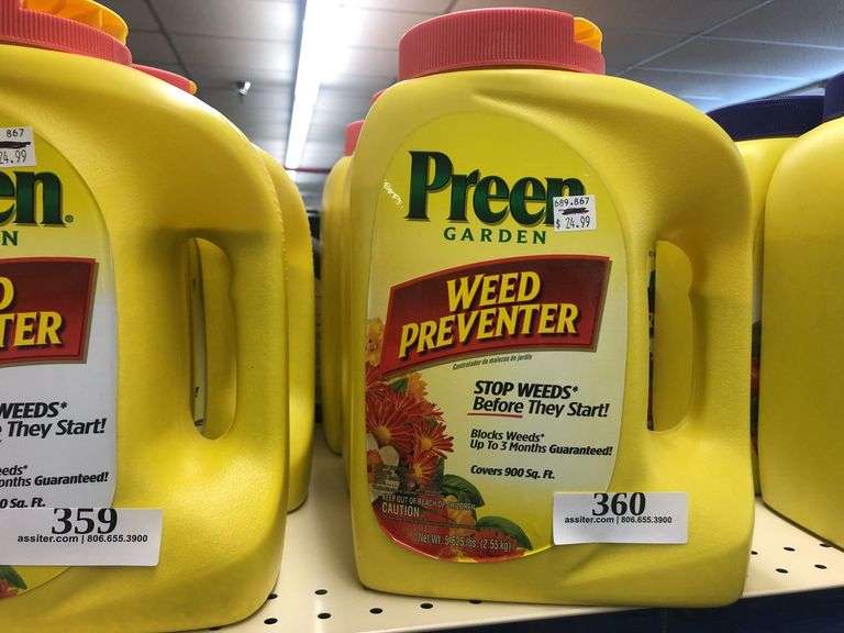 3 Preen Garden Weed Preventer 56lb Assiter Auctioneers 9974