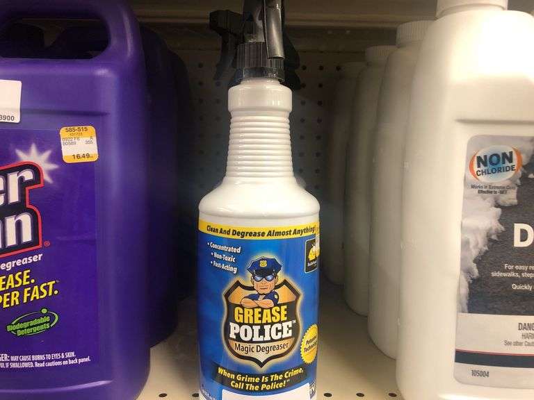 (4) Grease Police Concentrated Magic Degreaser 32oz - Assiter Auctioneers