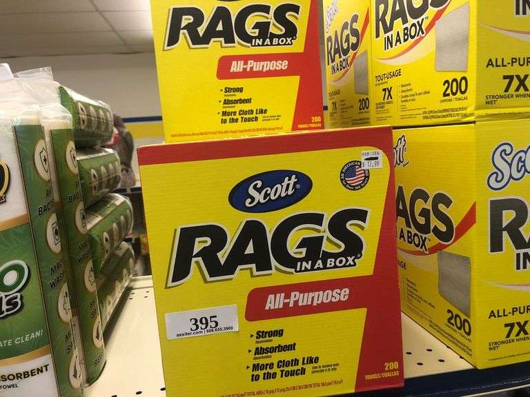 (3) Boxes Scott Rags 200ct - Assiter Auctioneers