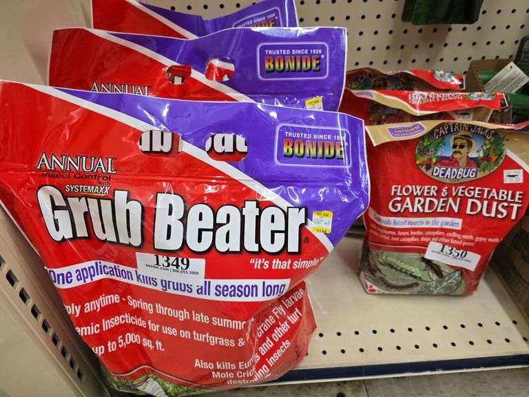 (3) Bonide Grub Beater, Turf Destroying Insects 6 Lbs - Assiter Auctioneers