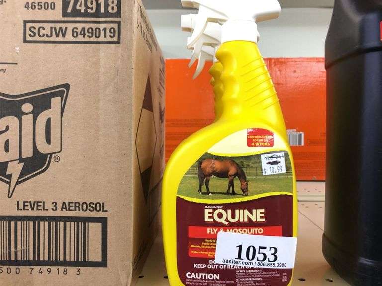 (3) Manna pro Equine Fly Spray 32 oz - Assiter Auctioneers