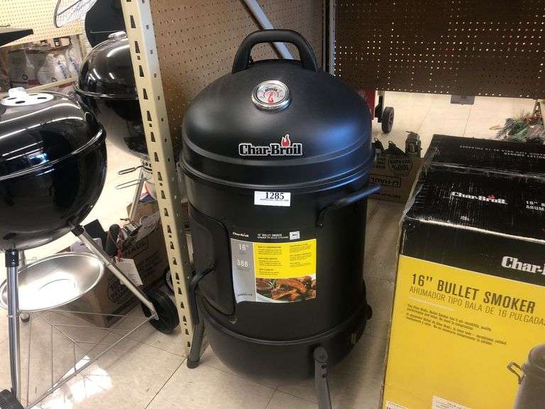 Char-Broil 16" Bullet Smoker model 245-955 - Assiter Auctioneers