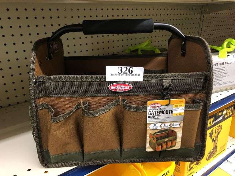 Bucket Boss Gate Mouth Hard Tote #70012 - Assiter Auctioneers