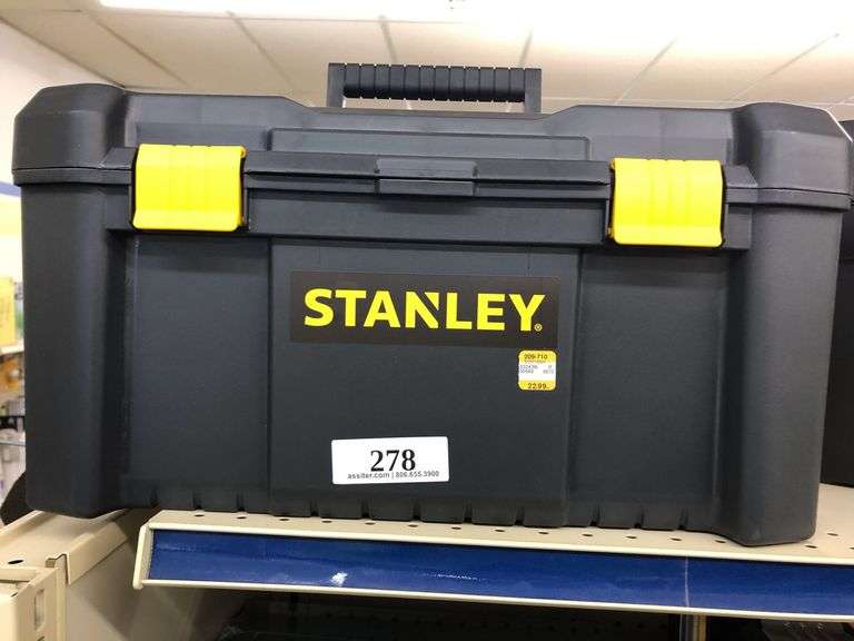 Stanley Plastic Tool Box 18 x 10 x 9 - Assiter Auctioneers
