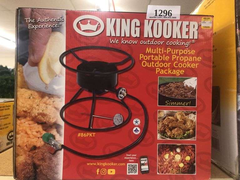 King Kooker multi Purpose portable Propane Outdoor Cooker Package model ...