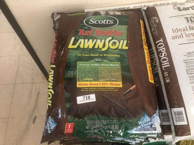 (11) 40lb Earth Gro Top Soil - Assiter Auctioneers