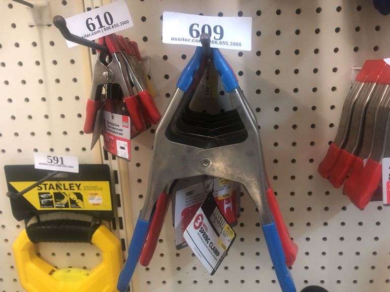 (4) Bessy 3" Clamps & Master Mechanic Metal Spring Clamp - Assiter ...