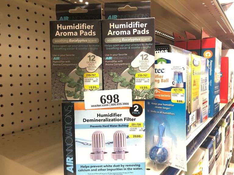 Humidifier Aroma Pads, Cleaning Ball, & Demineralization Filter ...