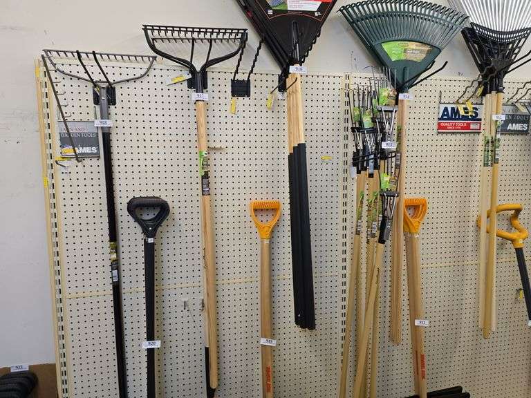 (2) Green Thumb 16 Heavy Duty Tine Welded Bow Rake & 1 14 Tine ...