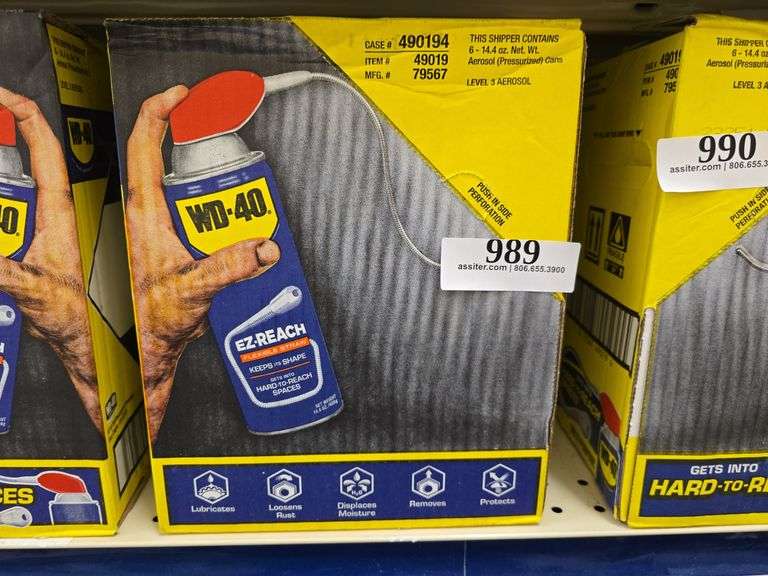 (6) 14.4oz Cans WD-40 - Assiter Auctioneers