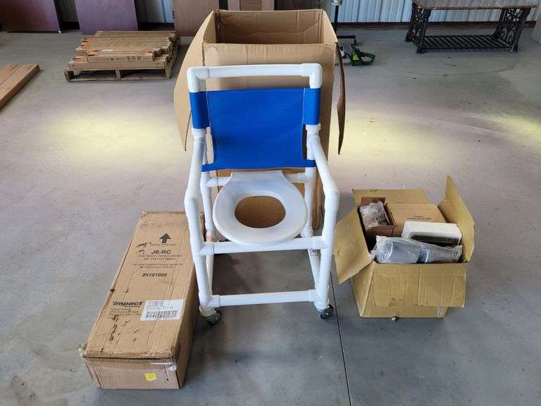 Shower Chair, Tampon Dispenser, and Toilet Paper Dispensers - Assiter ...