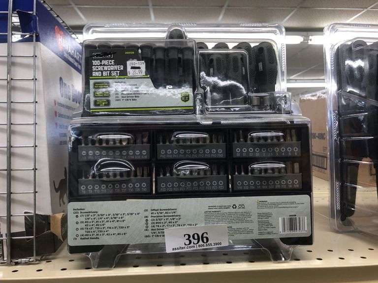 Master Mechanic 100Pc Screwdriver & Bit Set - Assiter Auctioneers
