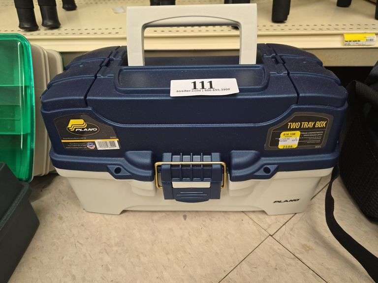 Plano 2 Tray Tackle Box - Assiter Auctioneers