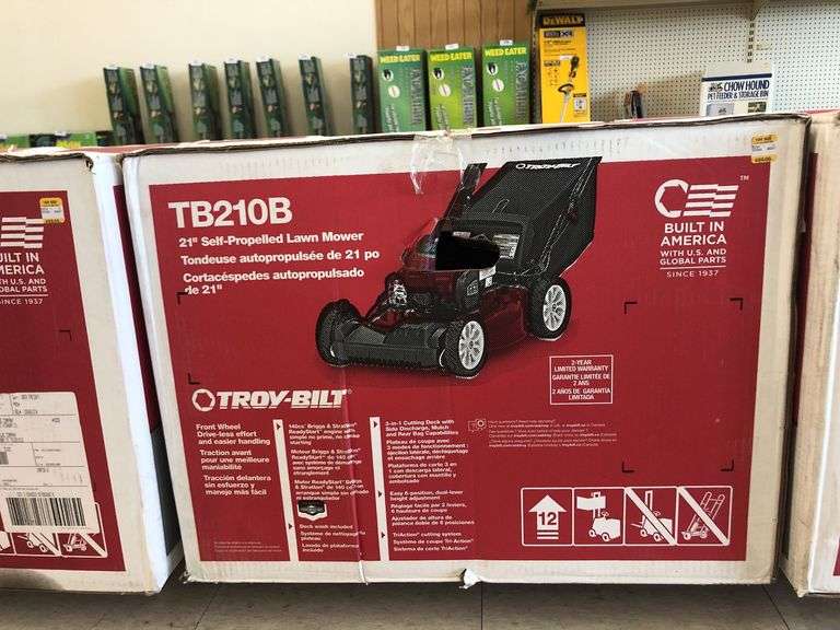 Troy-Bilt TB210B 21" Self Propelled Lawn Mower 140cc Briggs & Stratton ...
