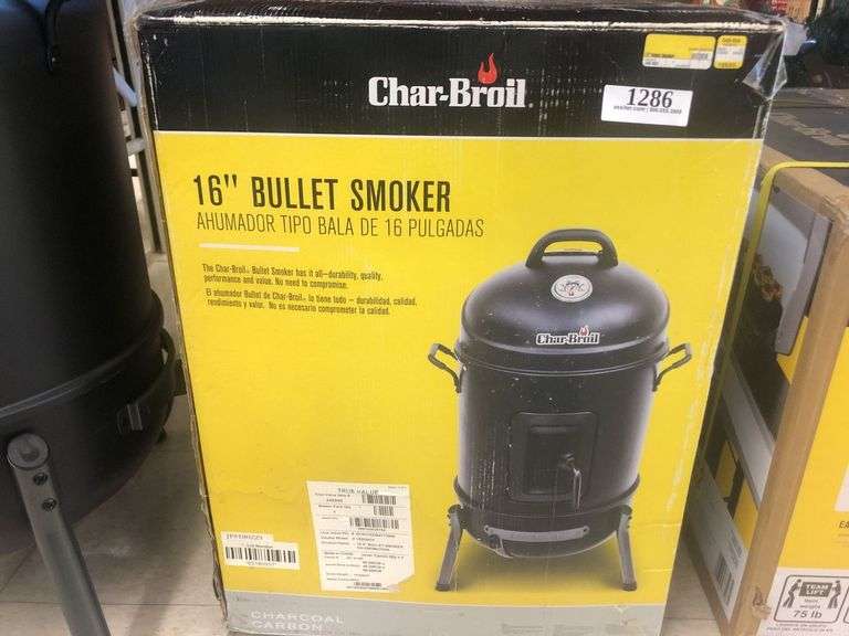 Char-Broil 16" Bullet Smoker model 245-955 - Assiter Auctioneers