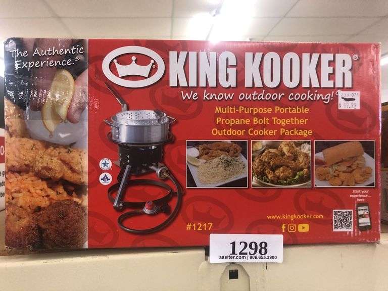 King Kooker Multi Purpose Portable Propane Outdoor Cooker Package model ...