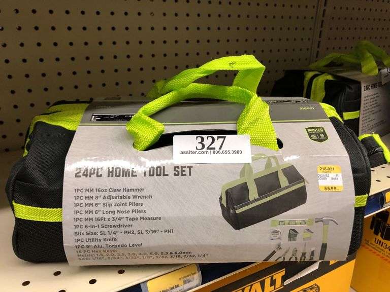 Master Mechanic 24Pc Home Tool Set 218021 - Assiter Auctioneers