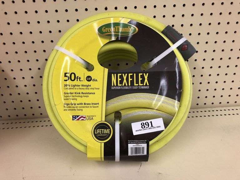 Green Thumb 50ft 5/8 NexFlex Hose - Assiter Auctioneers