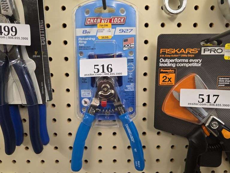 Channel Lock 8" Retaining Ring Pliers - Assiter Auctioneers
