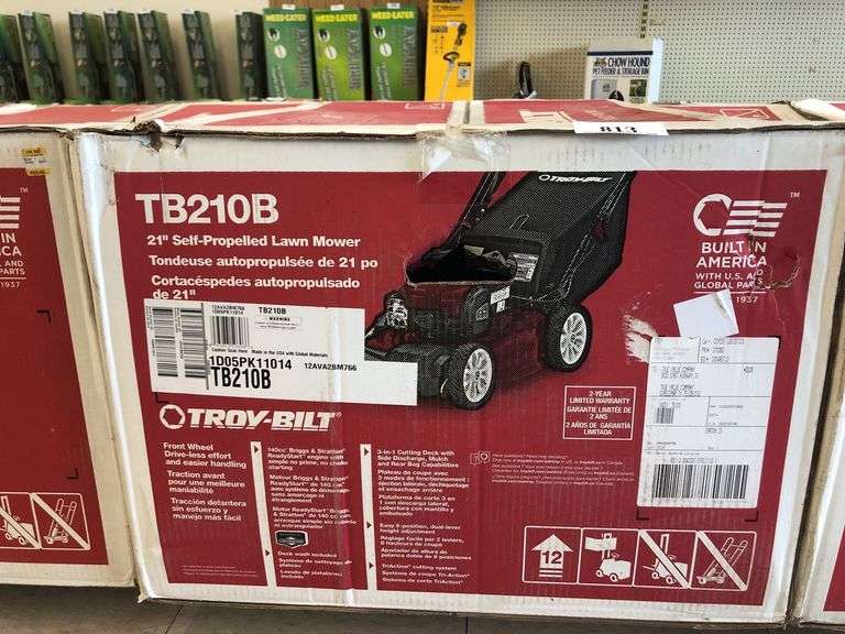 Troy-Bilt TB210B 21" Self Propelled Lawn Mower 140cc Briggs & Stratton ...