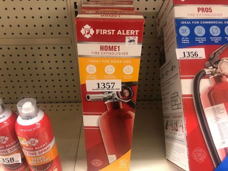 (3) First Alert Home 1 Fire Extinguisher - Assiter Auctioneers