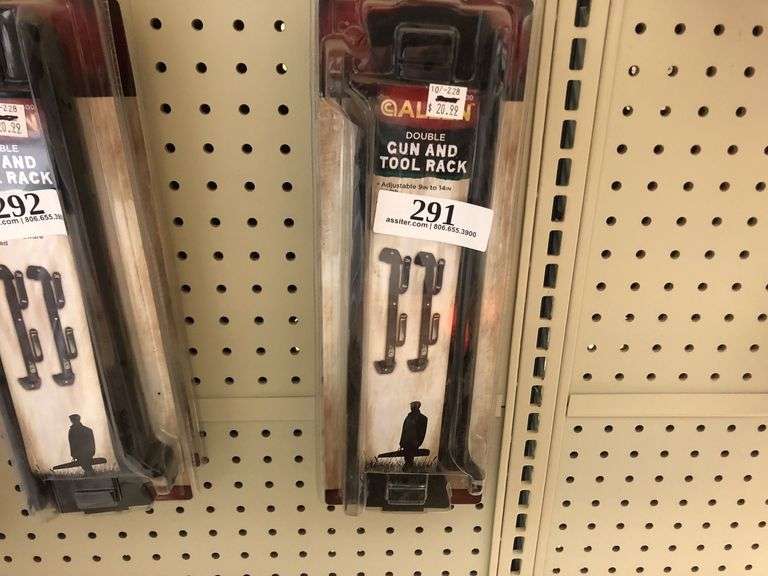 (2) Allen Double Gun & Tool Rack - Assiter Auctioneers