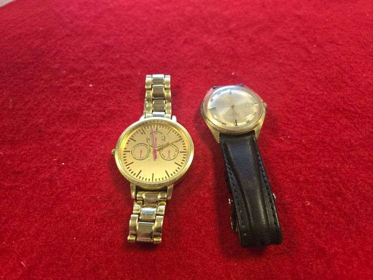 Gold Face Watch, MSCPI Gold Colored Watch - Assiter Auctioneers