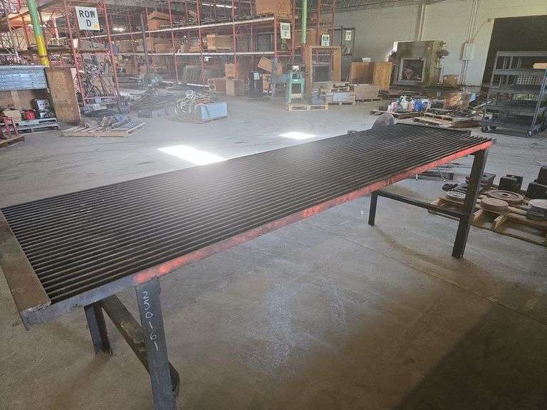 Slotted Top Welding/Work Table - Assiter Auctioneers