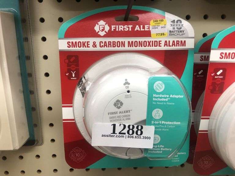 First Alert Smoke & Carbon Monoxide Alarm Wired - Assiter Auctioneers
