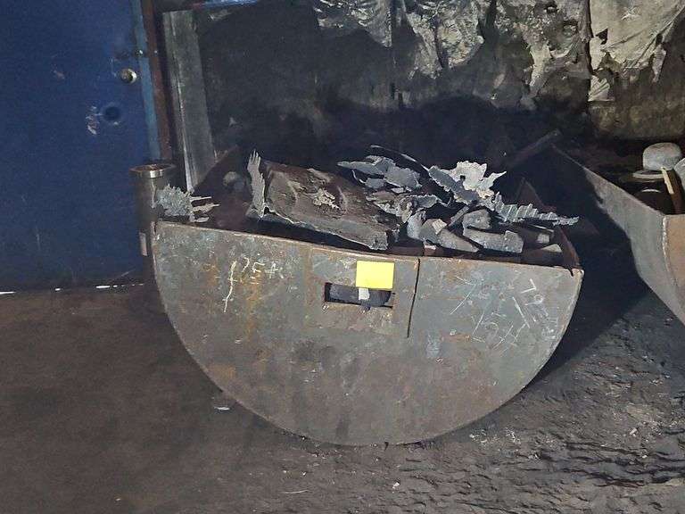 Half Round Bin W/ NH-Hard Iron - Assiter Auctioneers