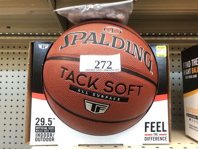 Spalding Official Size Tack Soft All Surface Basketball - Assiter ...