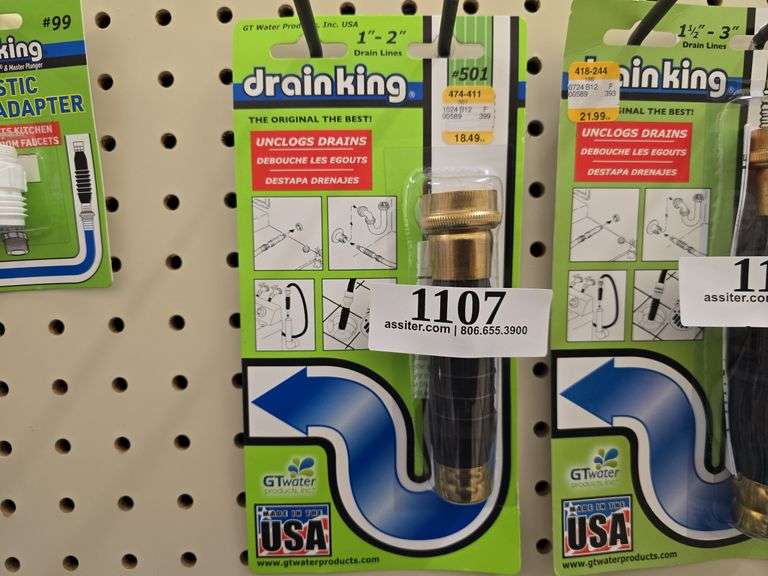Drain King #501 for 1" to 2" Drain Lines - Assiter Auctioneers