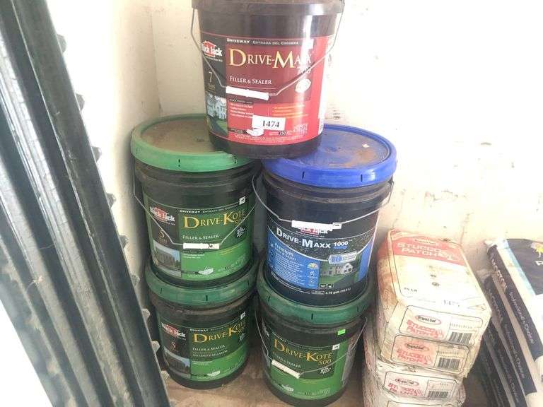 (5) Black Jack Drive Filler & Sealer 5gal Buckets-5yr, 7yr, &10yr ...