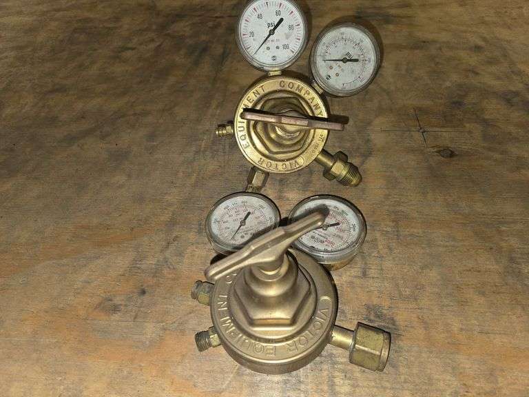 (2) Victor Welding/Torch Regulators - Assiter Auctioneers