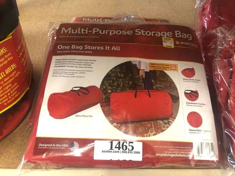 (3) Simple Living Multi-Purpose Storage Bags - Assiter Auctioneers