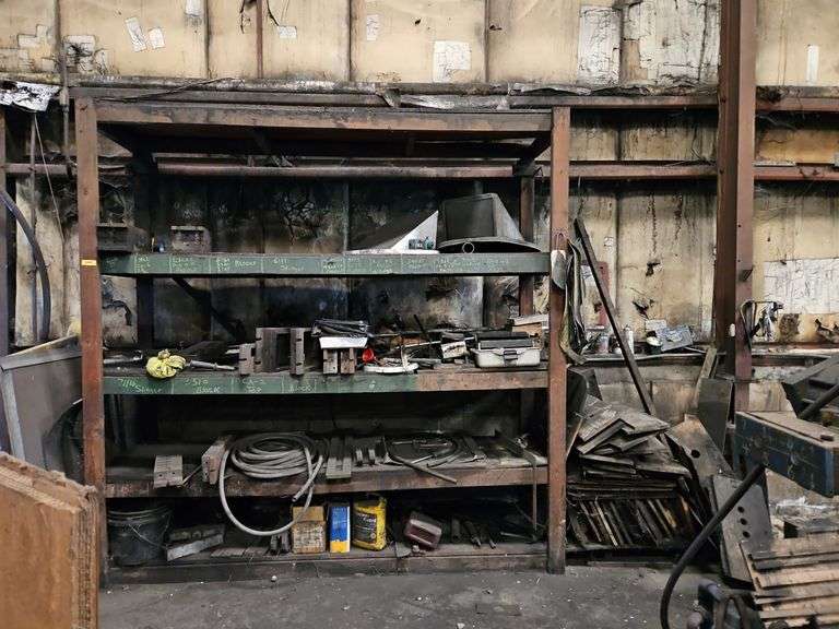 Wood Rack W/ Contents - Assiter Auctioneers