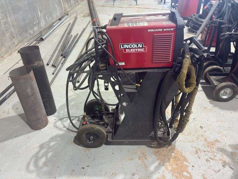 home made cart Lincoln Tig 200 Square Wave Tig Welder - Assiter Auctioneers