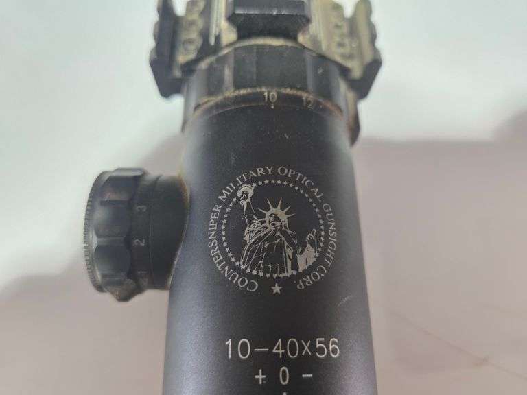 Counter-Sniper 10-40x56 Rifle Scope - Assiter Auctioneers