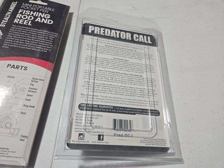 Mojo Pigeon Decoy, Predator Call, Mini Portable Pocket Pen Fishing Rod ...