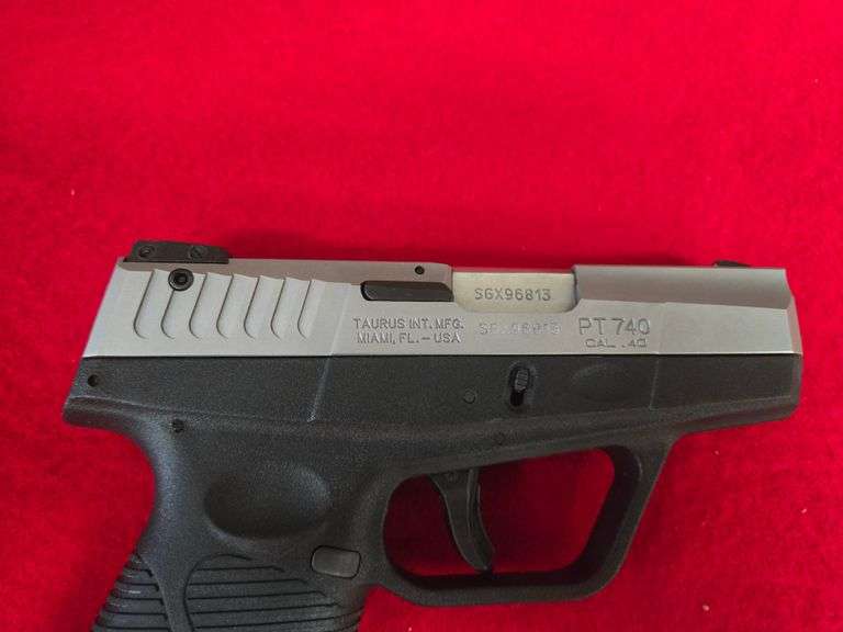 Taurus PT740 .40 Caliber Pistol - Assiter Auctioneers