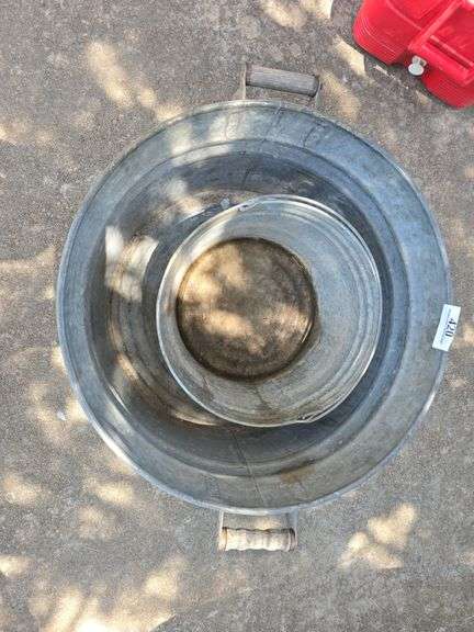 (2) Galvanized Containers - Assiter Auctioneers