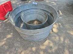 (2) Galvanized Containers - Assiter Auctioneers