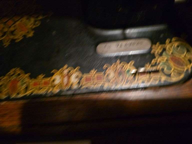 Antique Wilson Rotary Pedal Sewing Machine serial# FR 7129828 in Pedal ...