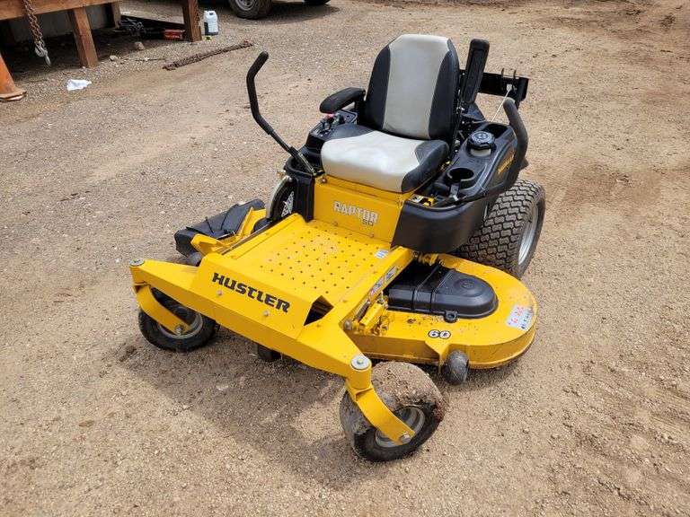 Hustler Raptor SD 60" Zero Turn Mower - Assiter Auctioneers