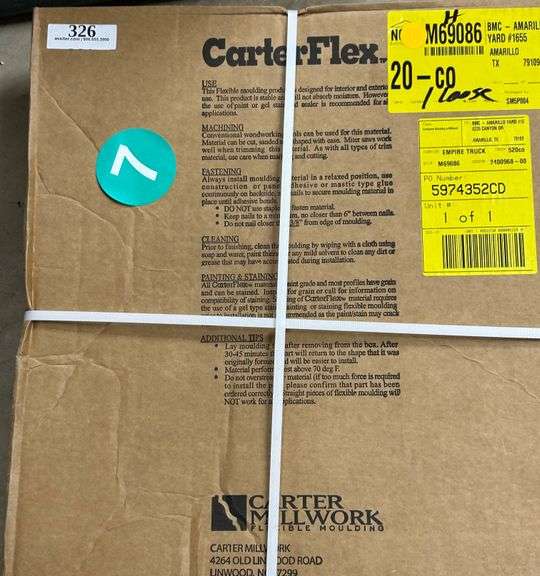 CarterFlex Moulding products - Assiter Auctioneers