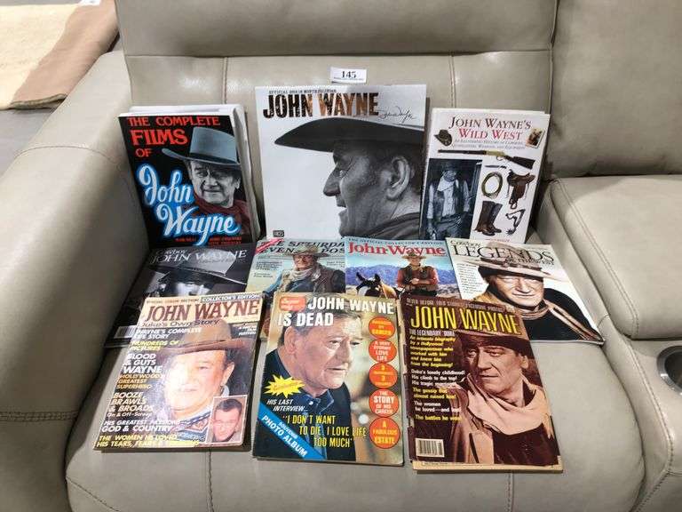 John Wayne Collection w/Calendar, Wild West Hardback Book & More ...
