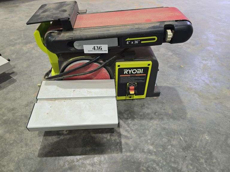 Ryobi 4 x 6 Belt/disc Sander #BD4601G - Assiter Auctioneers