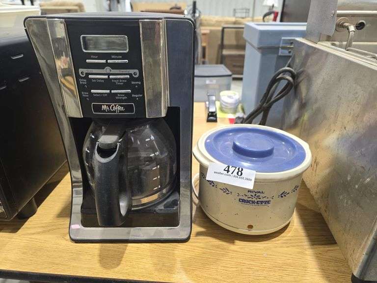 Mr Coffee Coffee Maker & Rival Crock-Ette - Assiter Auctioneers