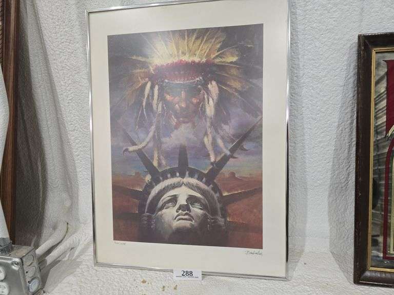 Lee Brubaker Signed Print 860/6485 frame 18" x 241/2" - Assiter Auctioneers